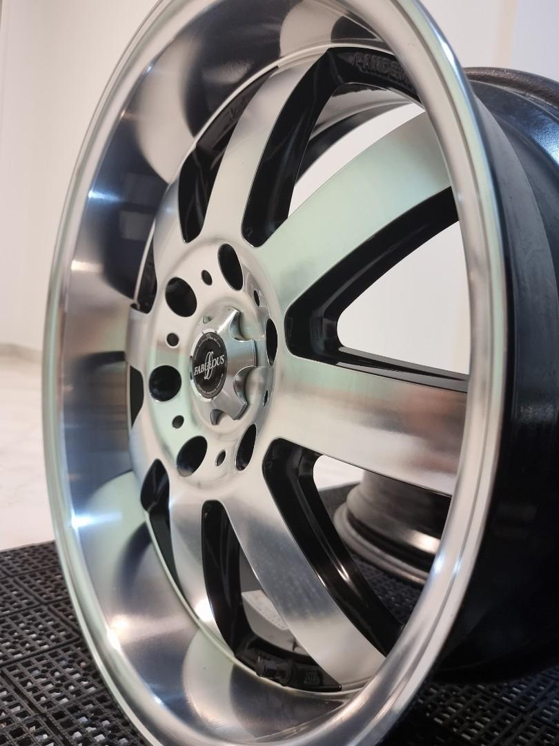 Hiace 18'inch Fabulous LM8 rims, Car Accessories, Tyres & Rims on Carousell