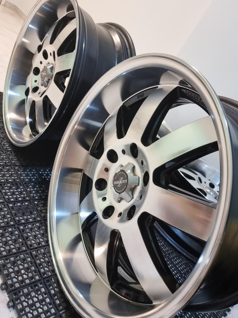 Hiace 18'inch Fabulous LM8 rims, Car Accessories, Tyres & Rims on Carousell