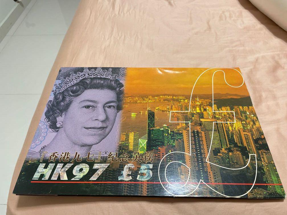 HK97 £5 uncut sheet of 12, Hobbies & Toys, Memorabilia & Collectibles ...