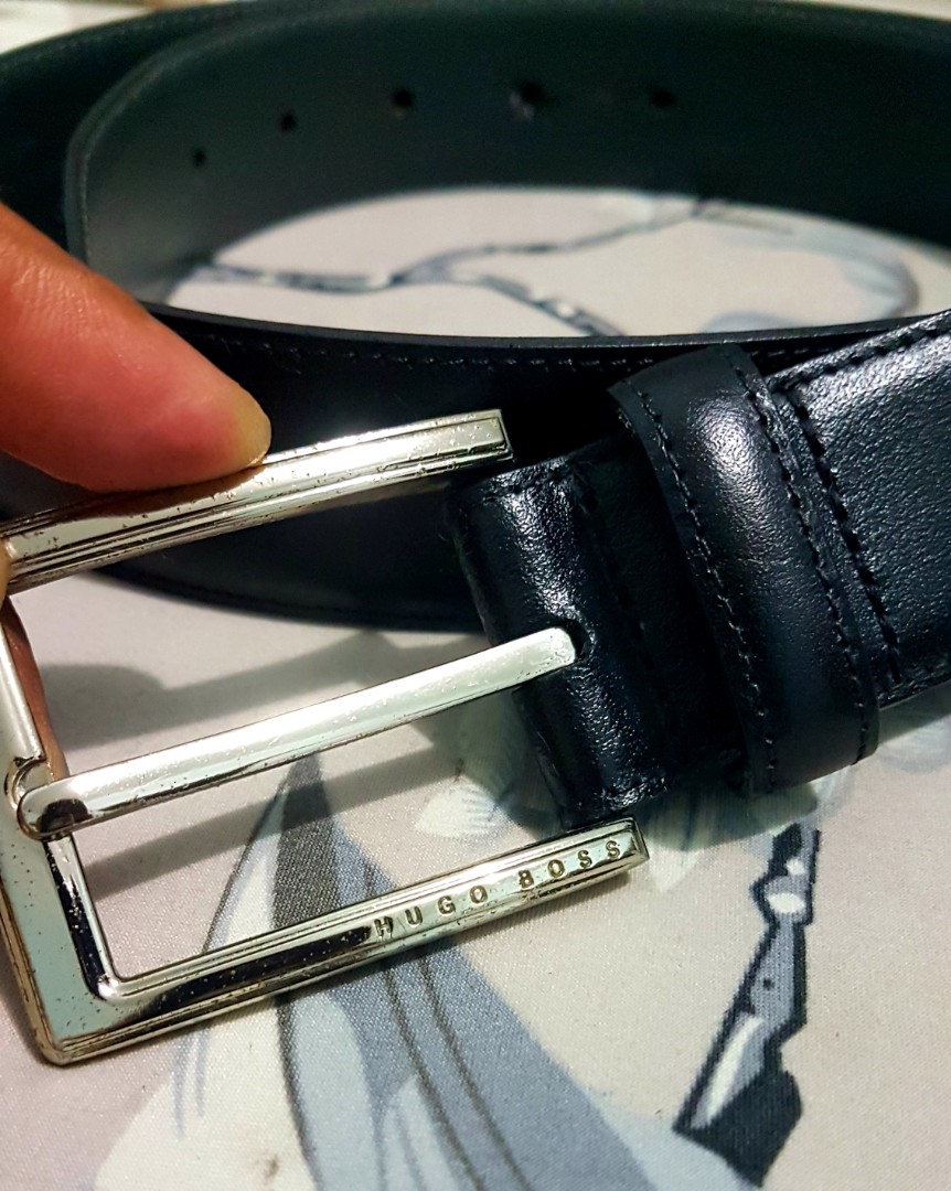 HUGO BOSS, Fesyen Pria, Aksesoris, Ikat Pinggang di Carousell