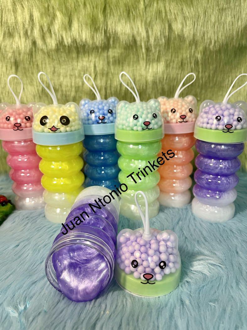 Kitten Glossy Mud slime with Foam Toppers, Hobbies & Toys, Toys & Games ...