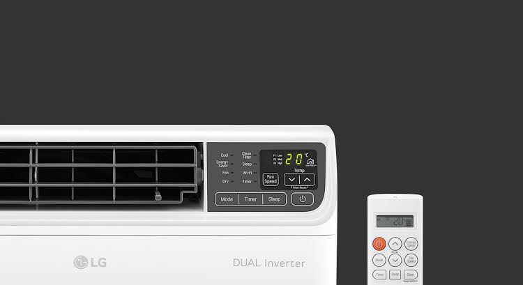 LG WINDOW TYPE DUAL INVERTER AIRCON LA100EC, TV & Home Appliances, Air ...