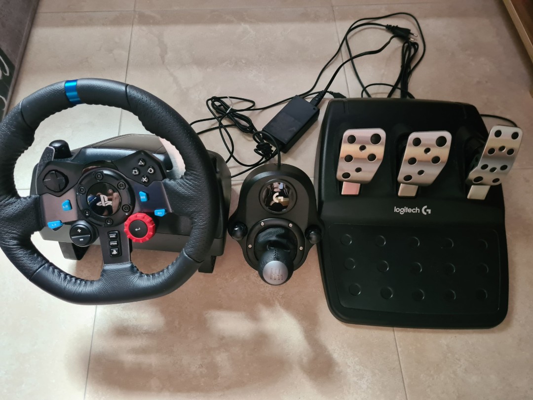 Logitech G29 and shifter, Video Gaming, Gaming Accessories, Controllers ...