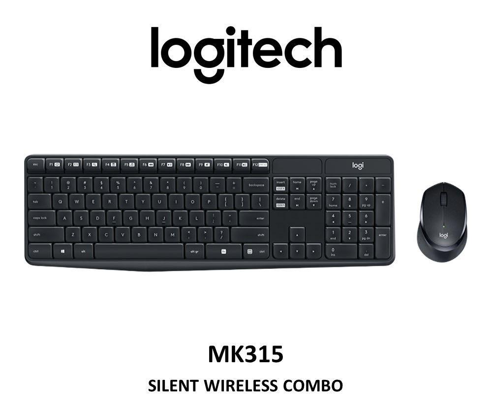 Logitech KM315 Keyboard and Mouse Combo, Computers & Tech, Parts & Accessories, Computer ...