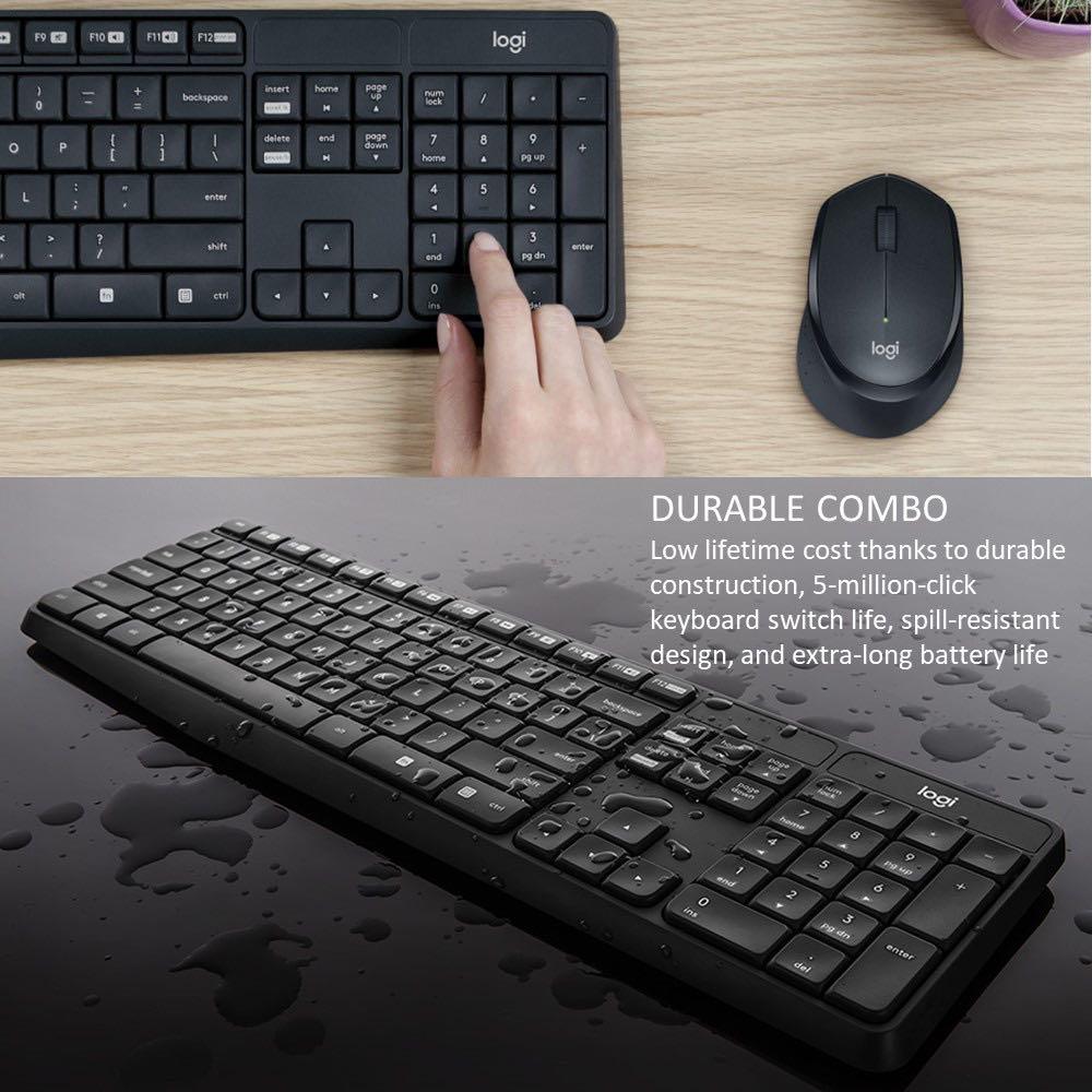 Logitech KM315 Keyboard and Mouse Combo, Computers & Tech, Parts & Accessories, Computer ...