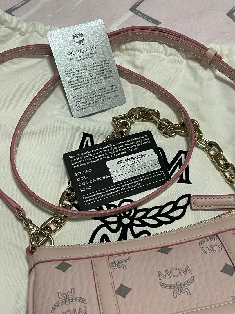 MCM Mini Aren Shoulder Bag in Visetos, Women's Fashion, Bags & Wallets ...