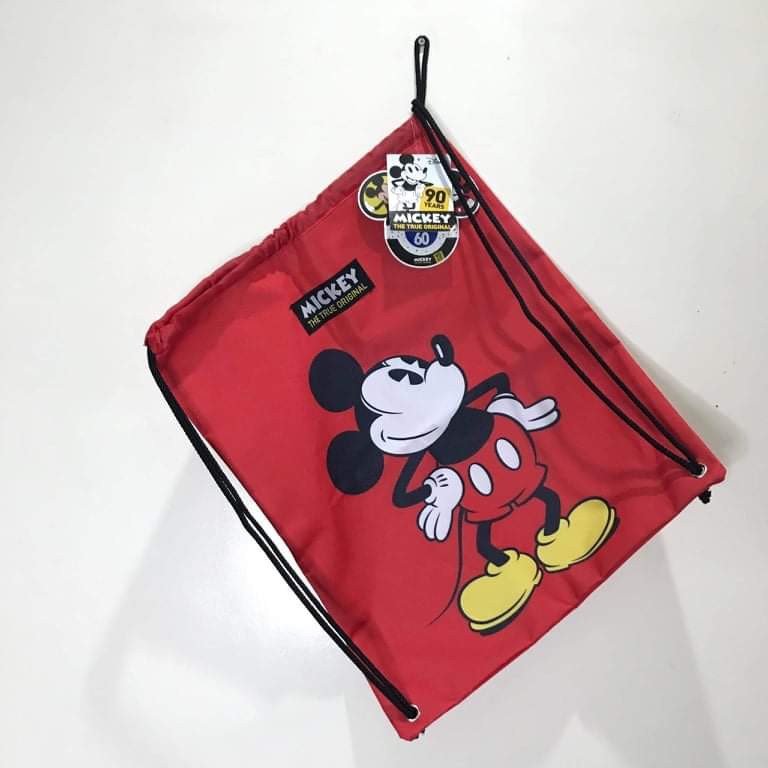 Mickey Mouse Draw String Bag (16x19.5 inches), Women's Fashion, Bags ...