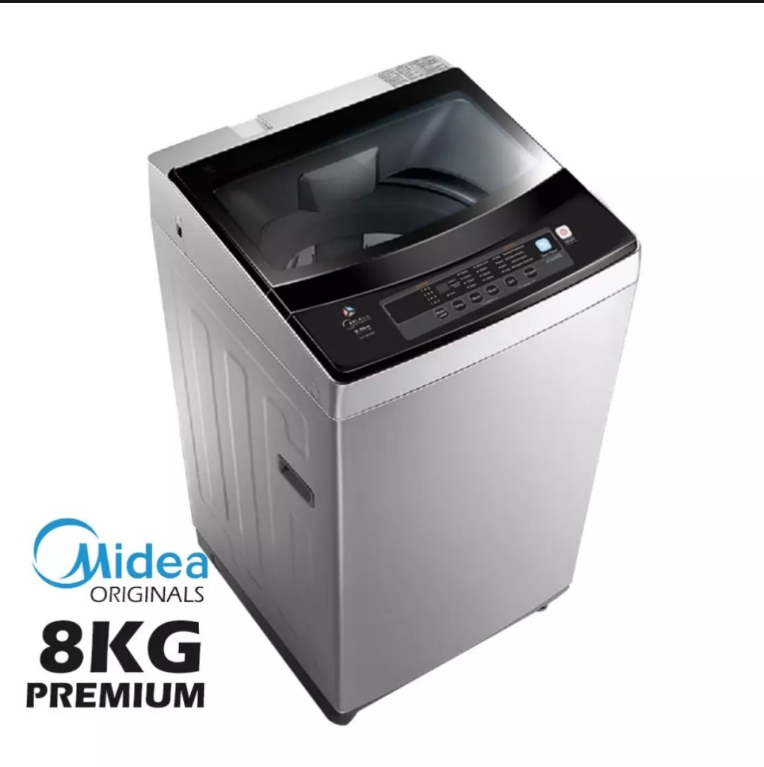 MIDEA 8Kg Top Load Washing Machine, TV & Home Appliances, Washing ...