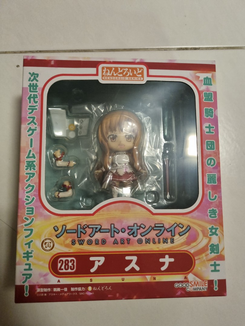 nendoroid 283 asuna sao sword art online, Hobbies & Toys, Toys & Games ...