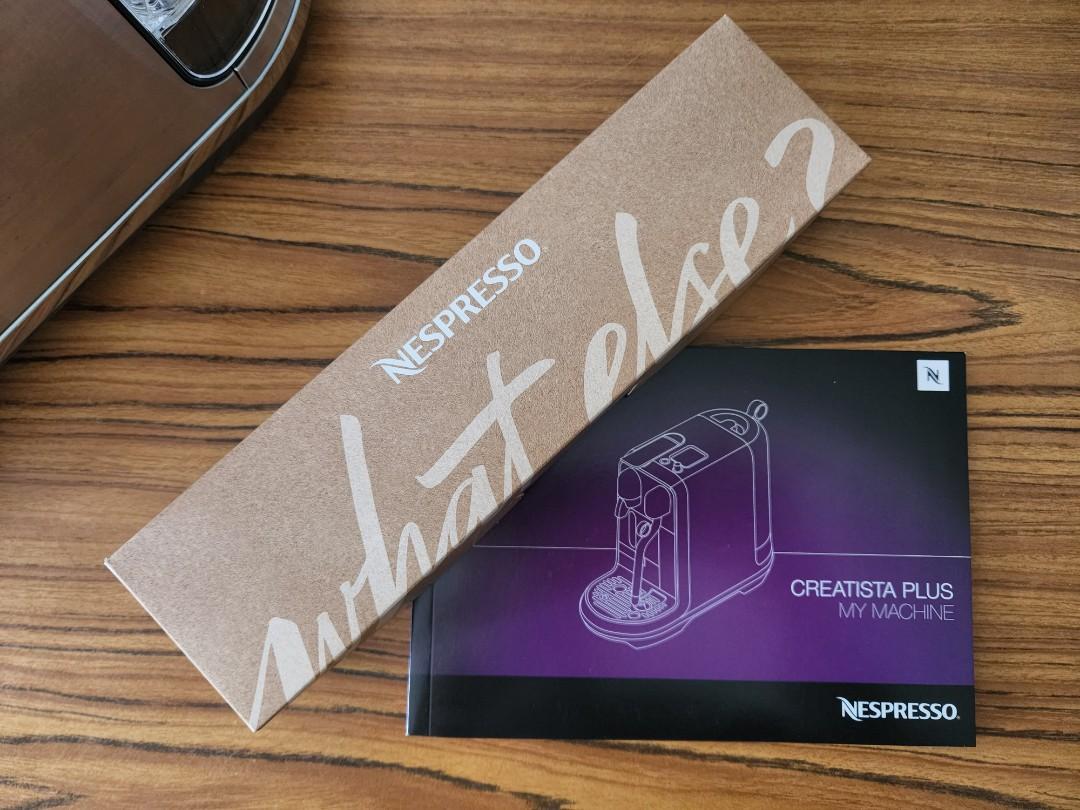 Nespresso Creatista Plus, TV & Home Appliances, Kitchen Appliances ...
