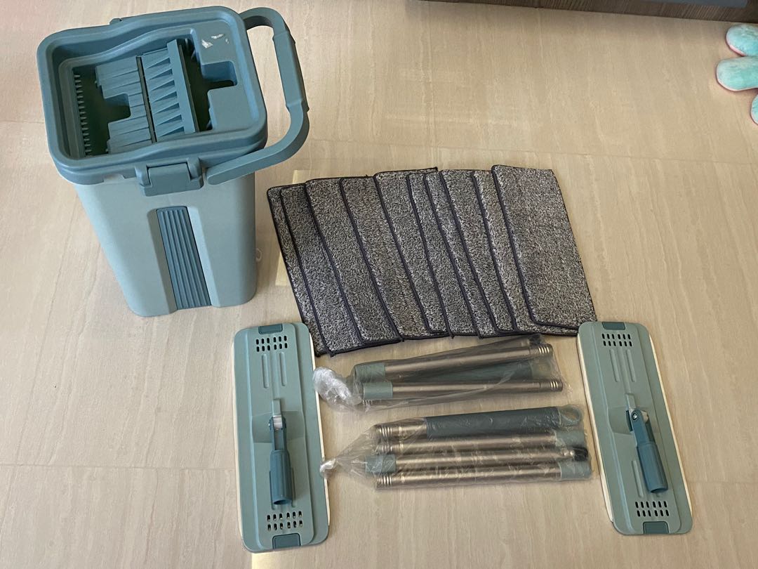 New set of Mop set with 2 mops etc, Furniture & Home Living, Cleaning ...