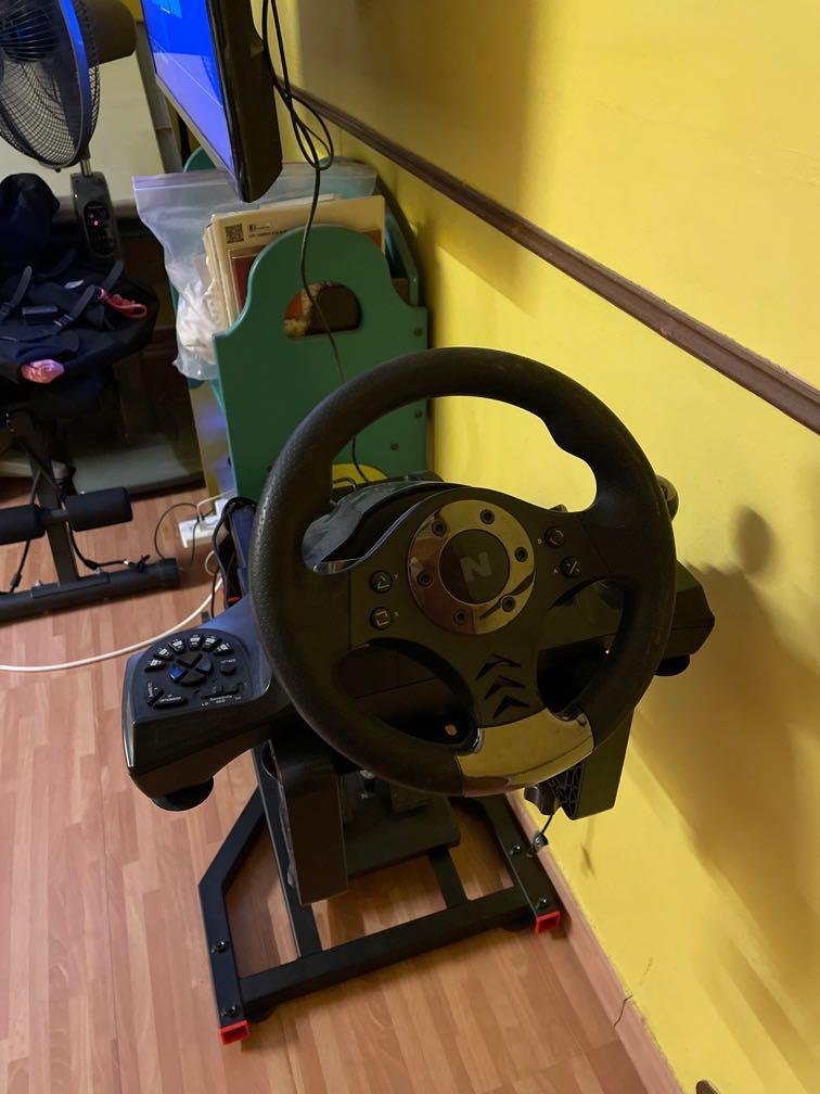 NITHO DRIVE PRO V16 270 degree gaming wheel + wheel stand, Video Gaming ...