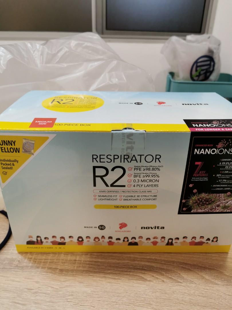 Novita respirator R2, Health & Nutrition, Face Masks & Face Shields on ...