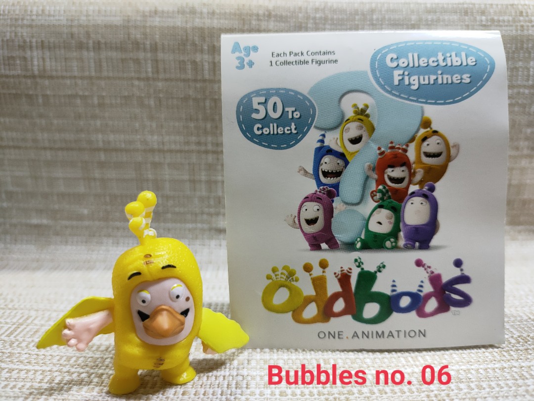 Oddbods figure surprise blind bags Bubbles no.06, Toys & Collectibles ...