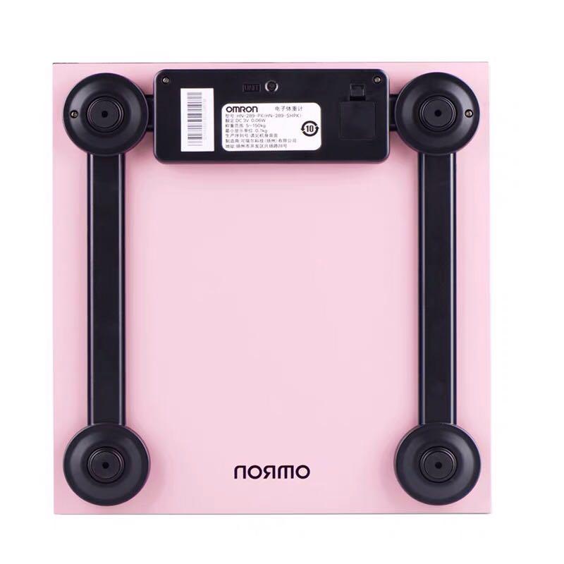 Omron Pink weighing scale, Health & Nutrition, Health Monitors ...