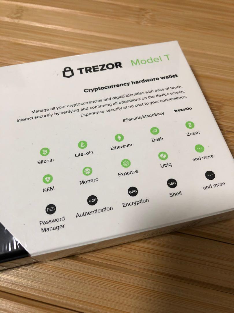 ORIGINAL Trezor Model T, Computers & Tech, Parts & Accessories, Other ...