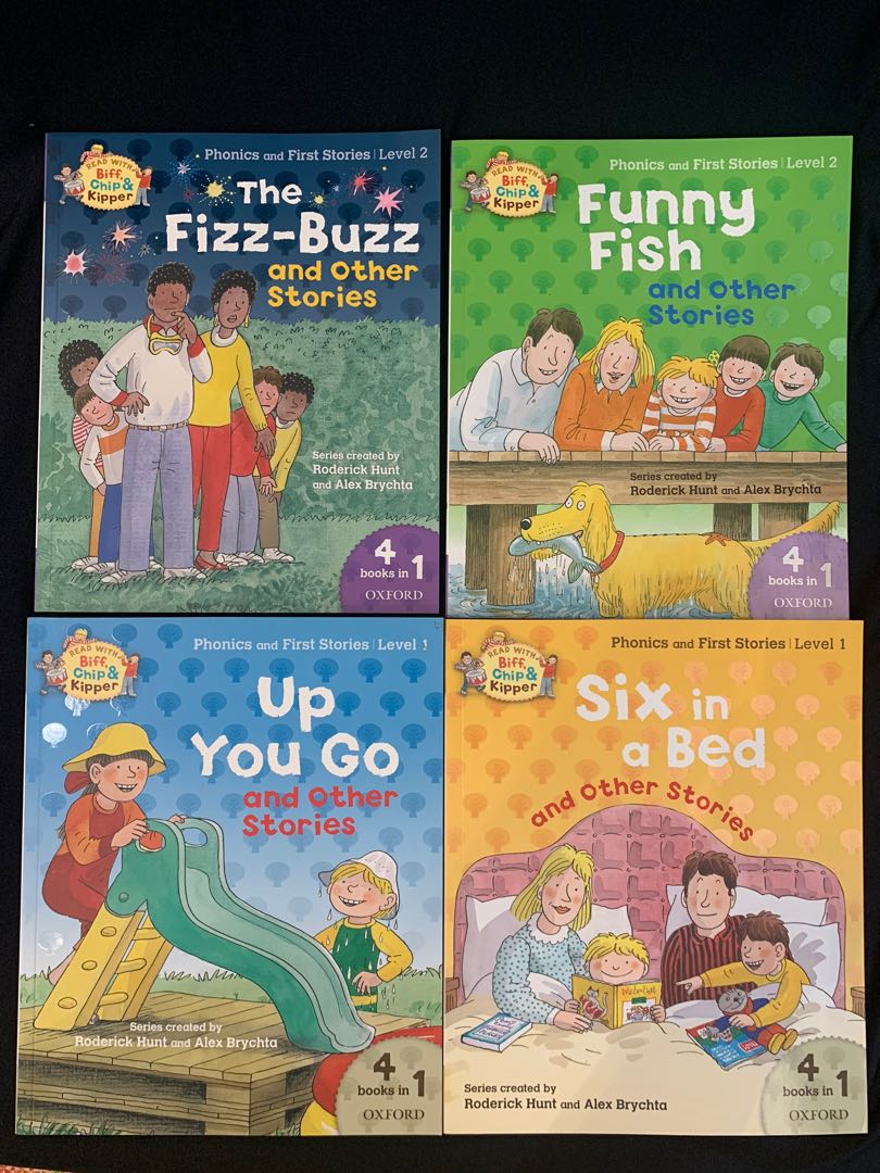 Oxford Reading Tree - Phonics and First Stories (4 Books), 興趣及遊戲, 書本 ...