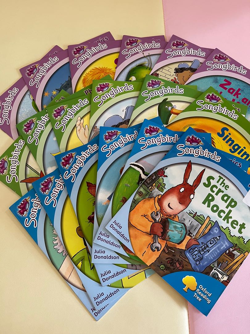Oxford Reading Tree Phonics Songbirds stage 1-3, 興趣及遊戲, 書本 & 文具, 小說 ...