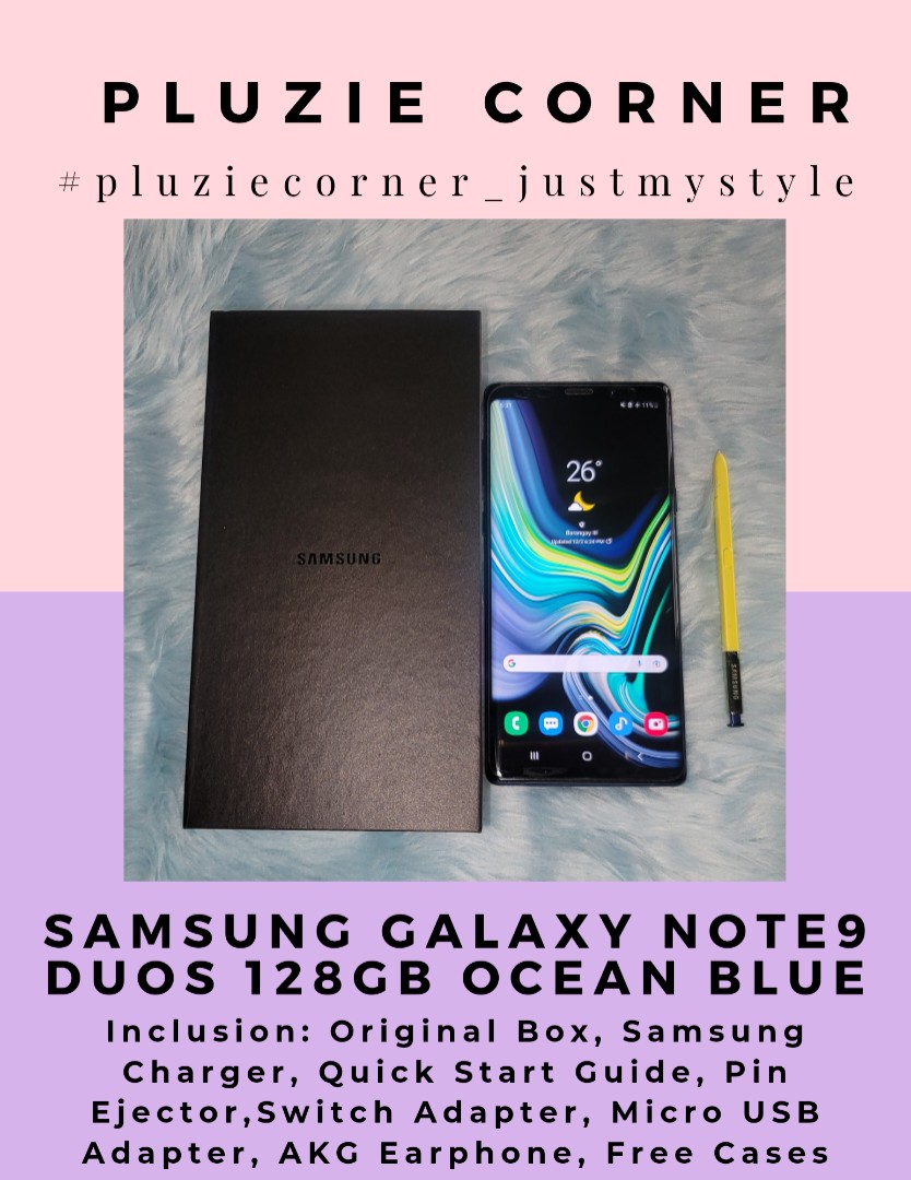 PC Samsung Galaxy Note 9 Duos 128GB Ocean Blue, Mobile Phones & Gadgets ...