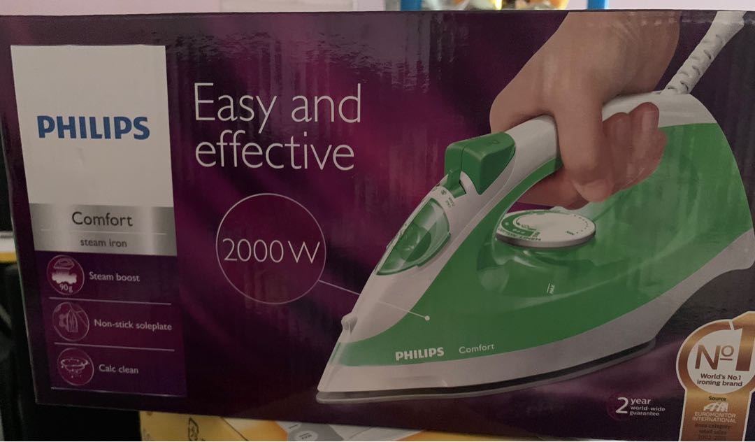 Philips Comfort Steam Iron, TV & Home Appliances, Irons & Steamers on ...