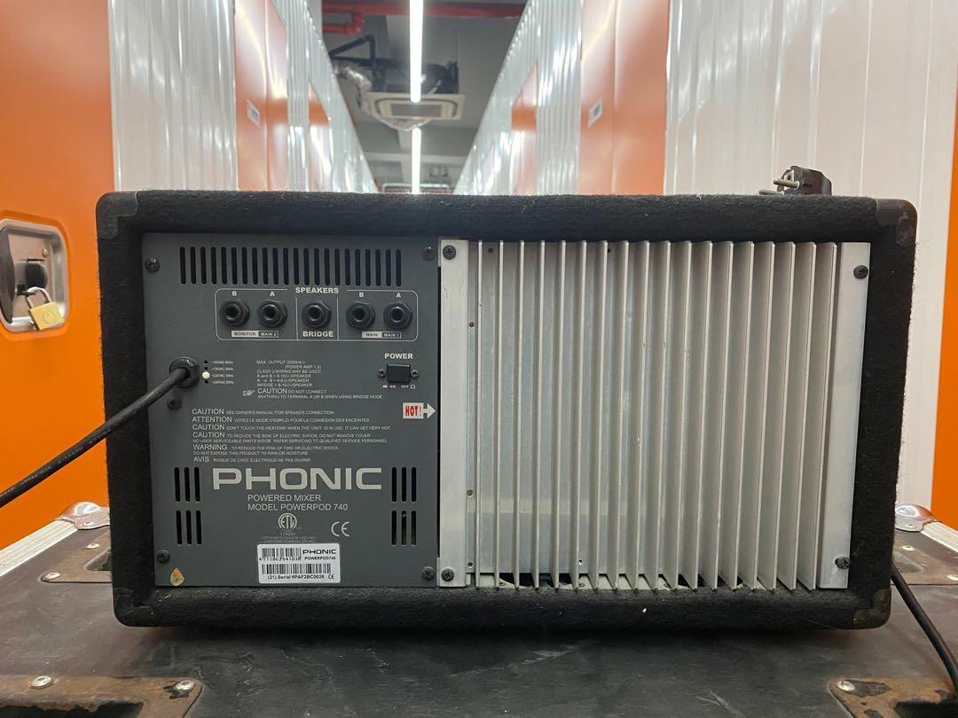 Phonic Powerpod 740, Audio, Soundbars, Speakers & Amplifiers on Carousell