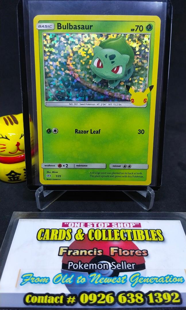 Pokemon Card - BULBASAUR #1 - HOLO (McDONALD'S COLLECTION) YEAR 2021 ...