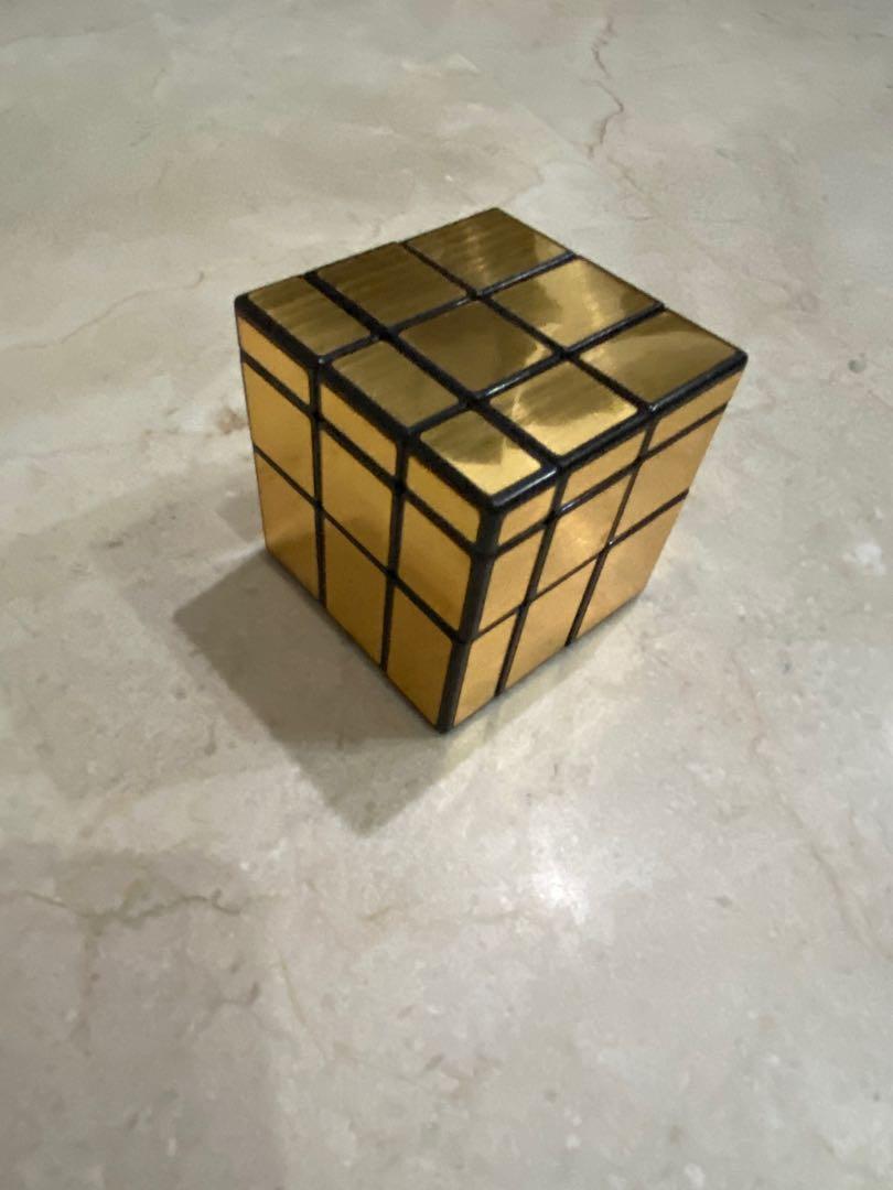 QiYi 3x3 gold mirror cube #rubiks Rubik’s cube, Hobbies & Toys, Toys ...