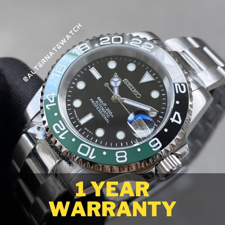 (Ready Stock) Seiko Mod NH35A NH35 Green Lantern, Men's Fashion ...