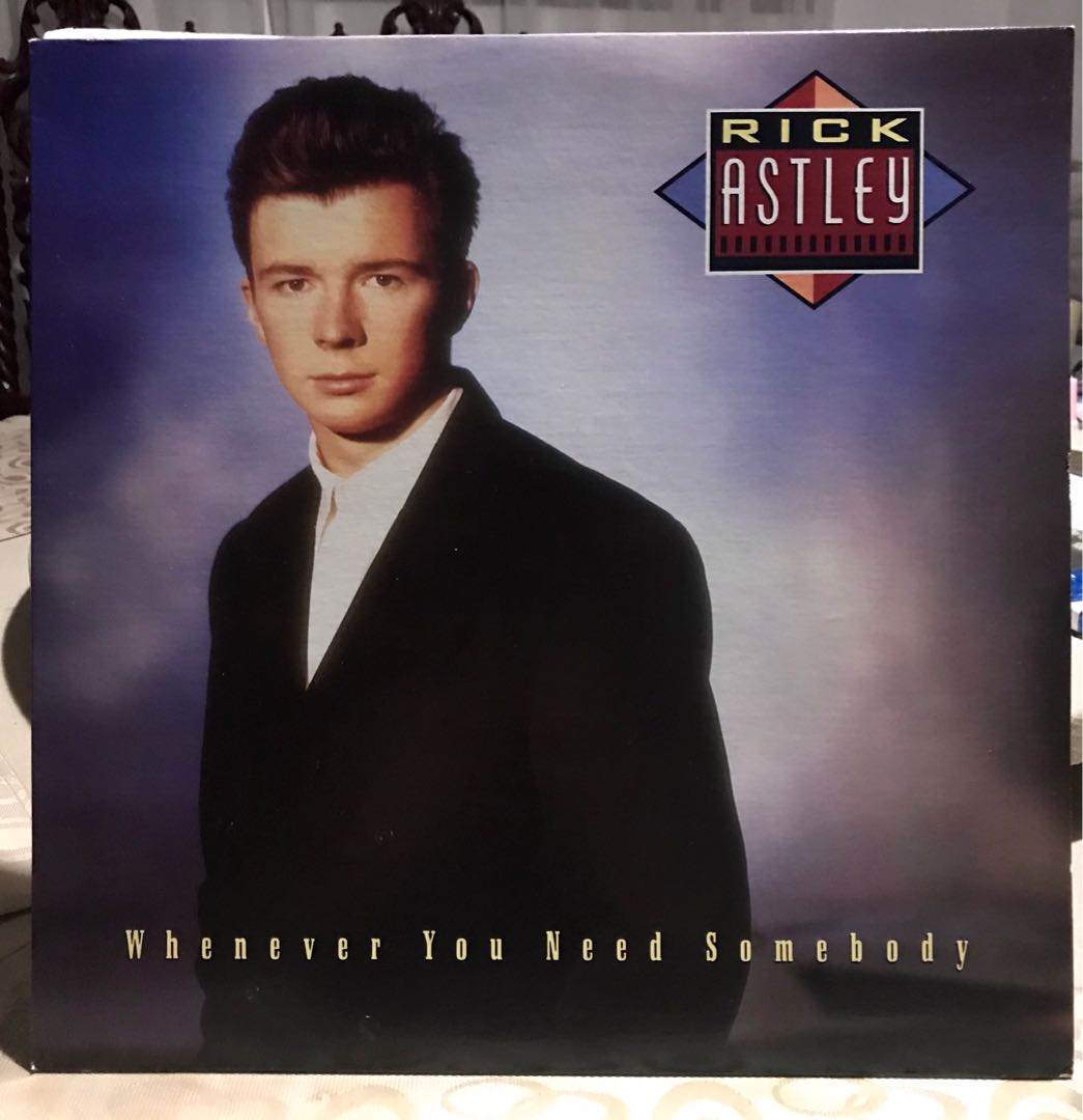 RICK ASTLEY - Whenever You Need Somebody Vinyl LP, Hobbies & Toys ...