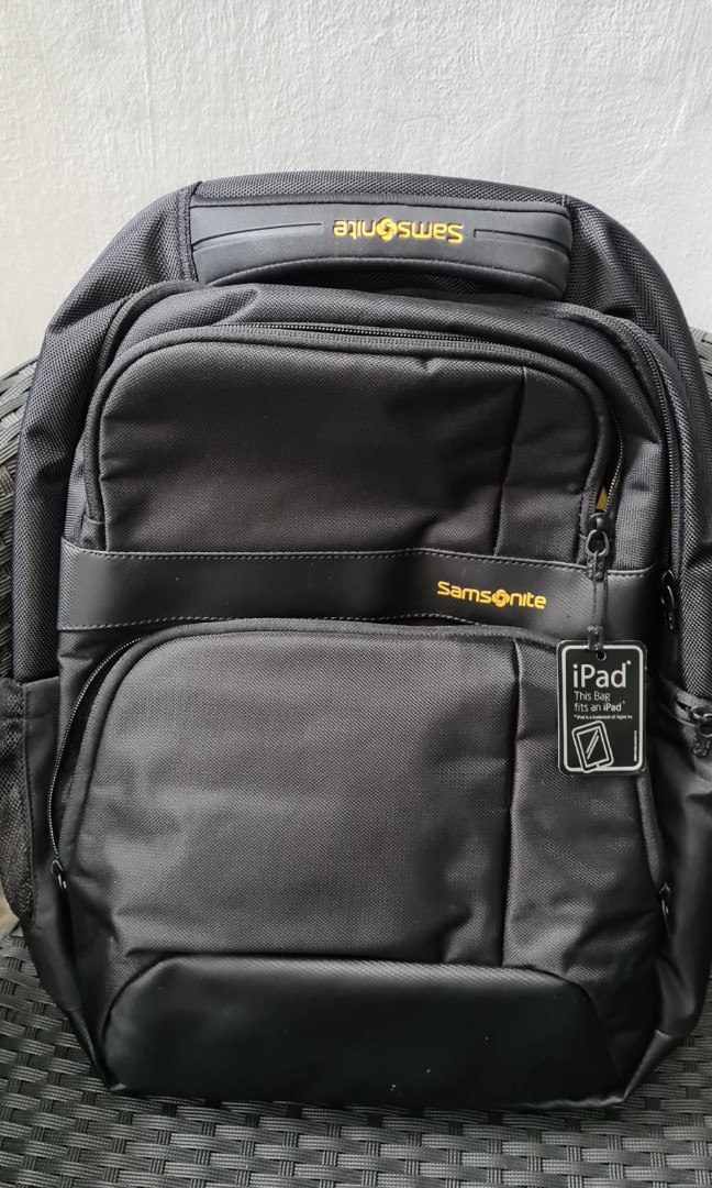 Samsonite Laptop backpack, Men's Fashion, Bags, Backpacks on Carousell