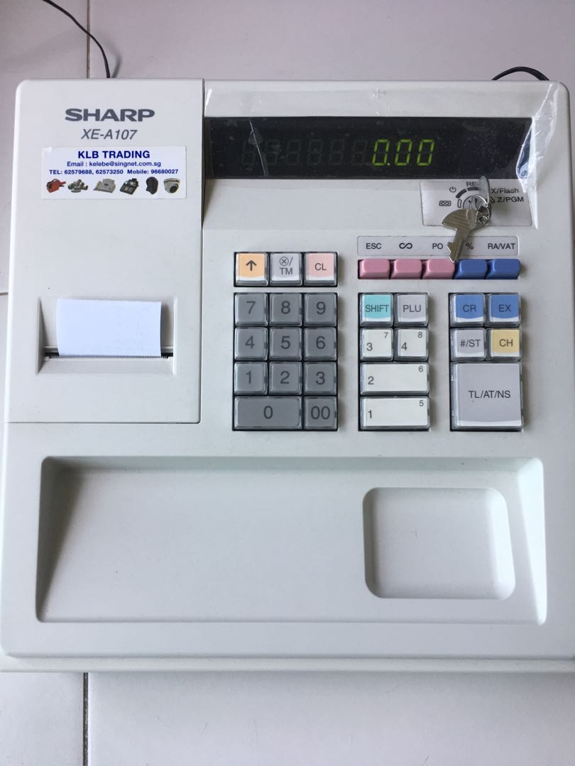 Sharp Cash Register XE-A107, Everything Else on Carousell