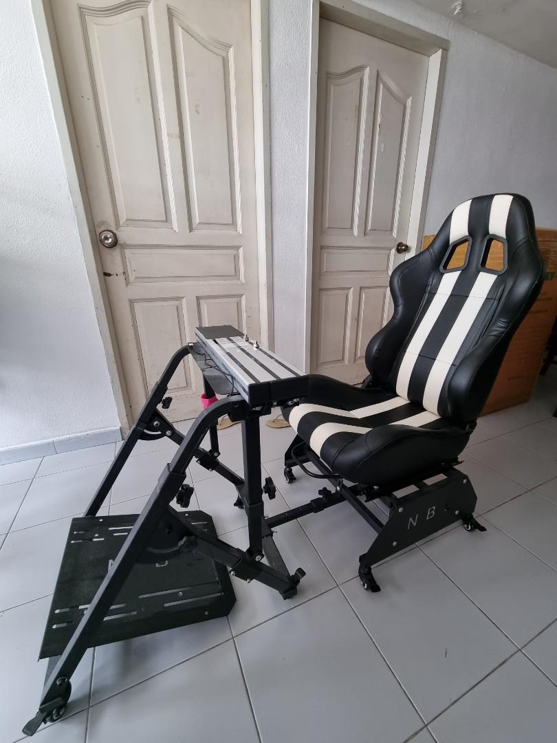 Sim Racing wheel mount, Video Gaming, Gaming Accessories, Controllers ...