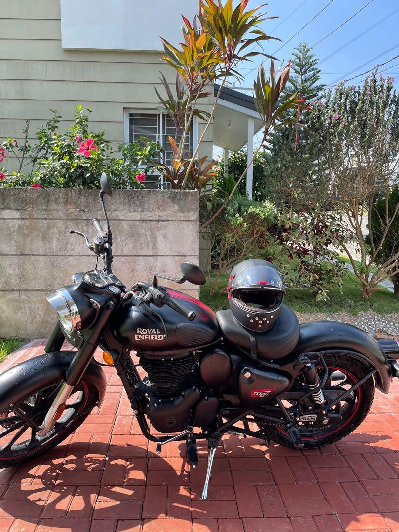 SMK RETRO/ CLASSIC MATTE BLACK MOTORCYCLE HELMET, Motorbikes, Motorbike ...