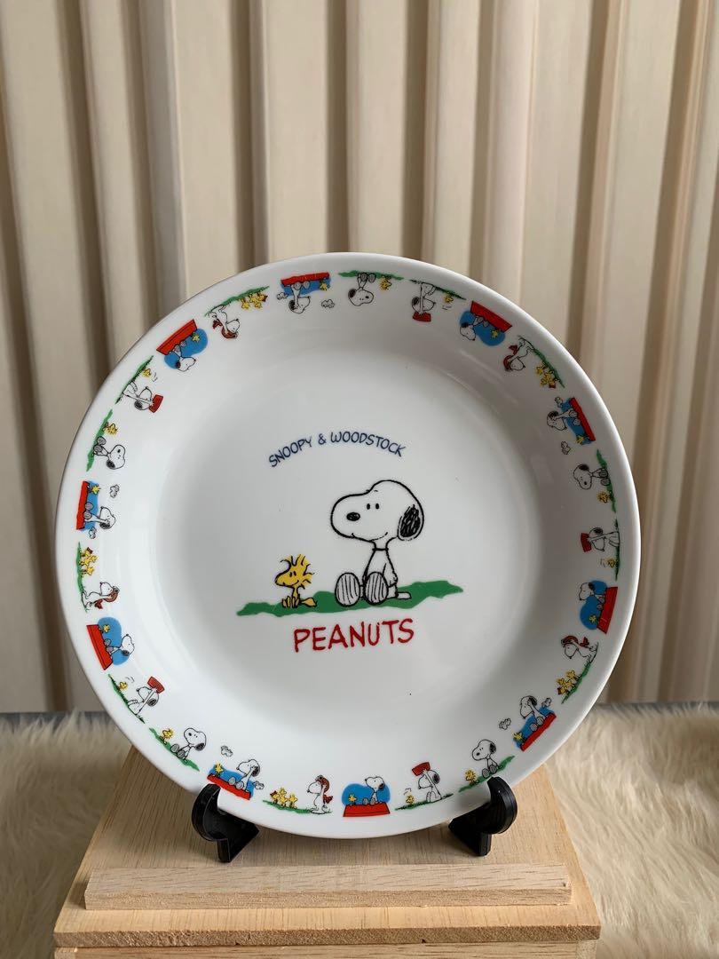 Snoopy Peanuts Plate, Furniture & Home Living, Kitchenware & Tableware ...