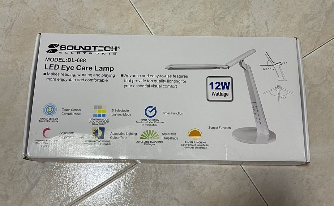 Soundtech LED Eye Care Lamp Model DL-688, Computers & Tech, Desktops on ...