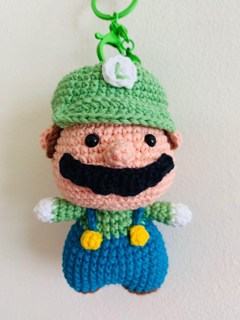 Super Mario keychain (crochet), Hobbies & Toys, Stationery & Craft ...