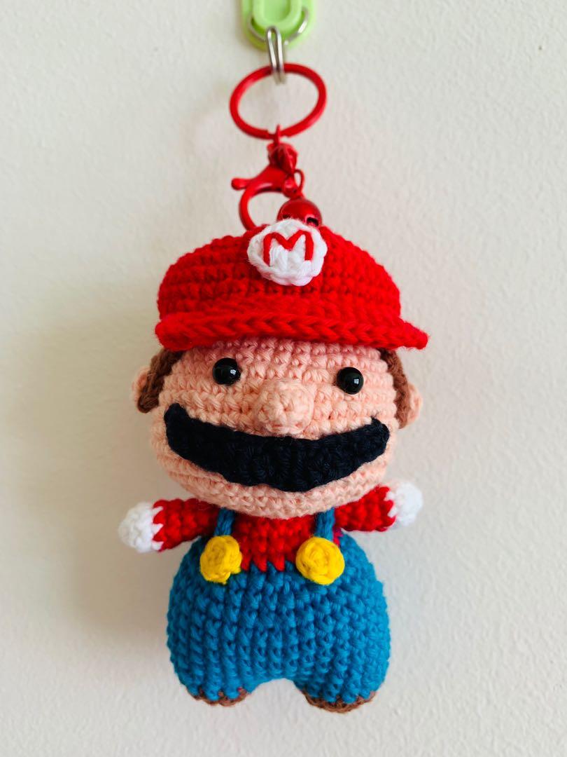 Super Mario keychain (crochet), Hobbies & Toys, Stationery & Craft ...