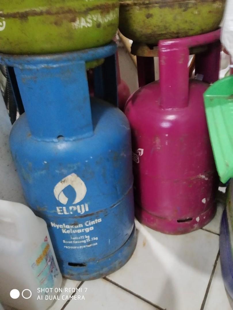 Tabung Gas 12kg kosong, Kitchen & Appliances di Carousell