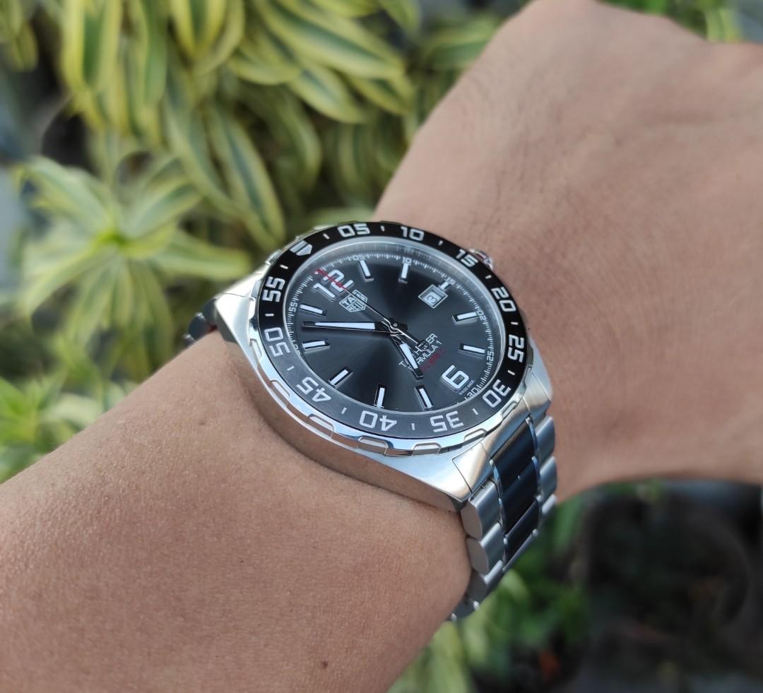 Tag Heuer F1 Calibre 5 Grey Dial - Full Set, Luxury, Watches on Carousell