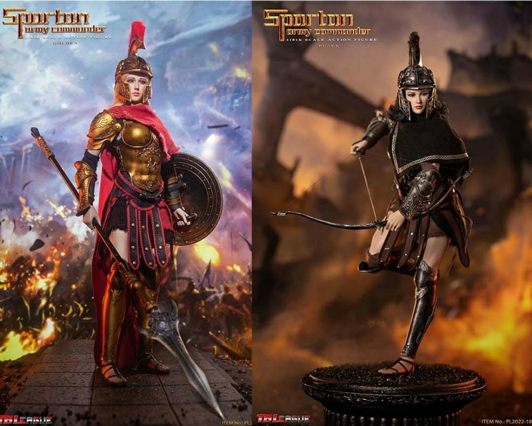 TBLeague PL2022-189 1/6 Scale Spartan Commander GOLD BLACK, Hobbies ...