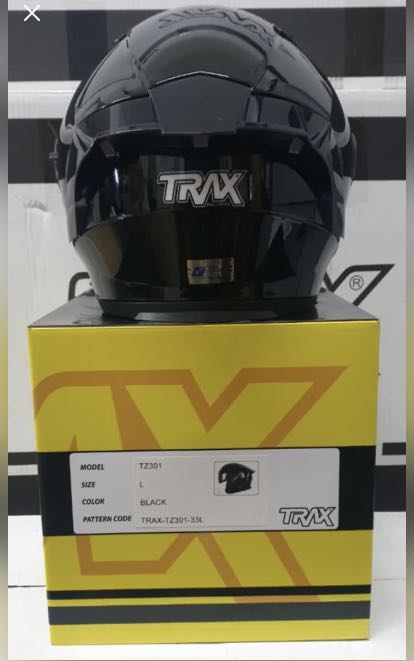 Trax Helmet with Double Visor TZ301(PSB APPROVED), Motorcycles ...