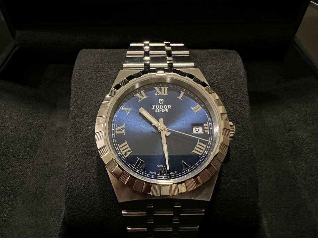 Tudor Royal Blue 38mm, Luxury, Watches on Carousell