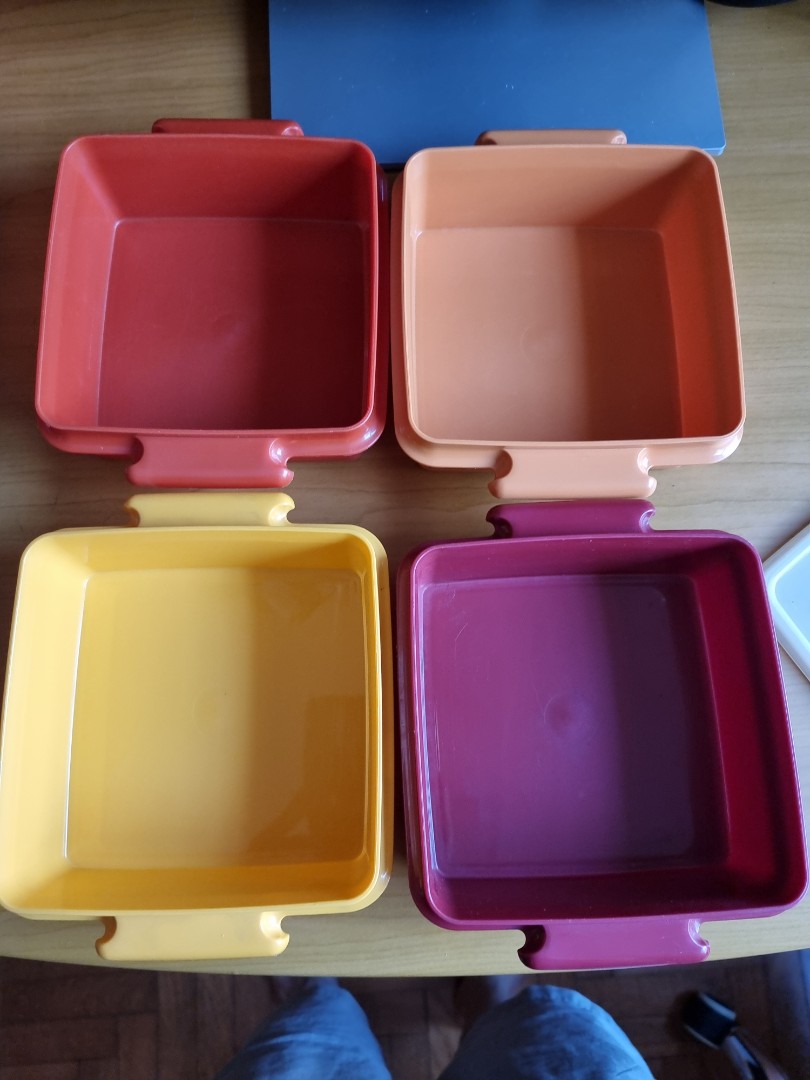 Tupperware Square boxes, Furniture & Home Living, Kitchenware ...