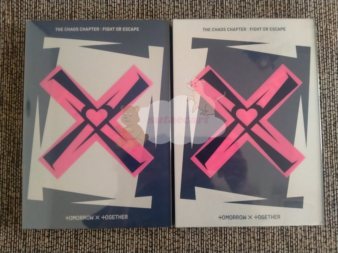 TXT FIGHT OR ESCAPE ALBUM [UNSEALED], Hobbies & Toys, Memorabilia ...
