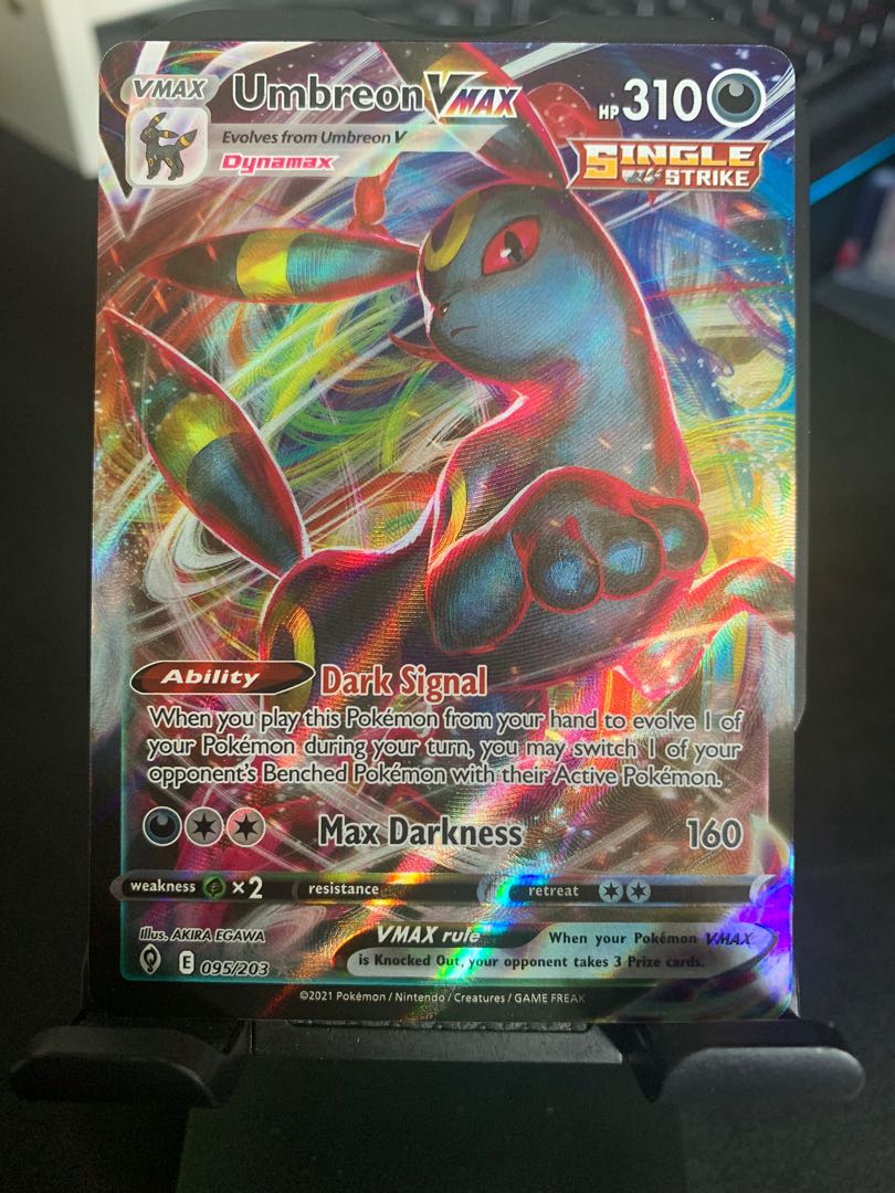 Umbreon VMAX | Pokemon Cards TCG Evolving Skies Eevee Eeveelution ...