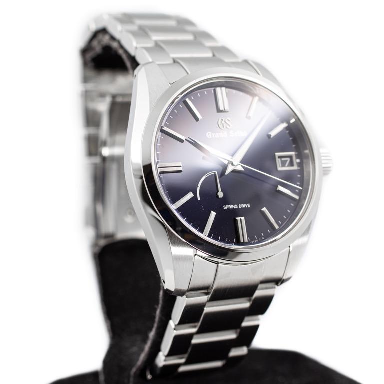 Unworn Grand Seiko Heritage Spring Drive Black Dial Ref: SBGA467 ...