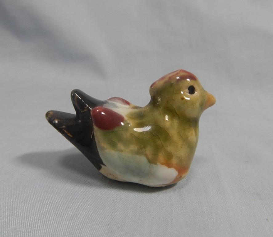 Vintage Chinese ceramic mandarin ducks pair hand crafted circa mid 20th ...