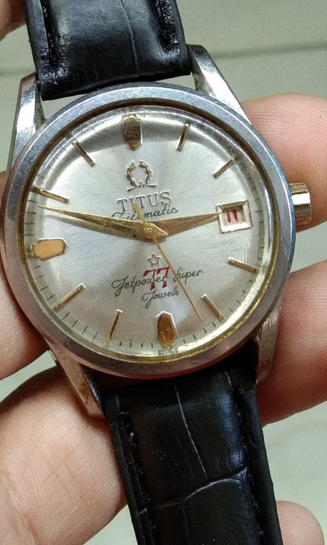 SOLVIL TITUS TITOMATIC JETPOWER SUPER Vintage Swiss Automatic Watch ...