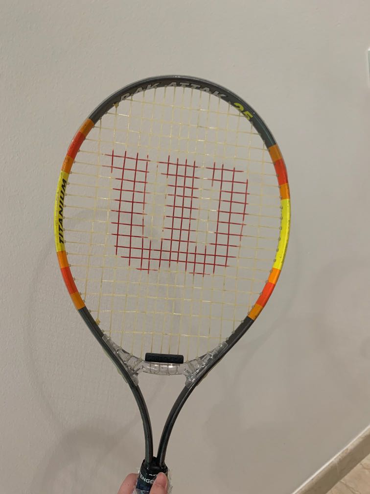 Wilson Tennis Racket Kids, Sports Equipment, Sports & Games, Racket ...