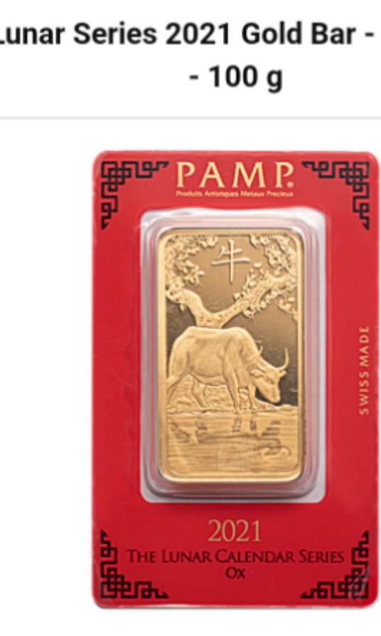 WTB PAMP GOLD BAR OX 100G, Men's Fashion, Watches & Accessories ...